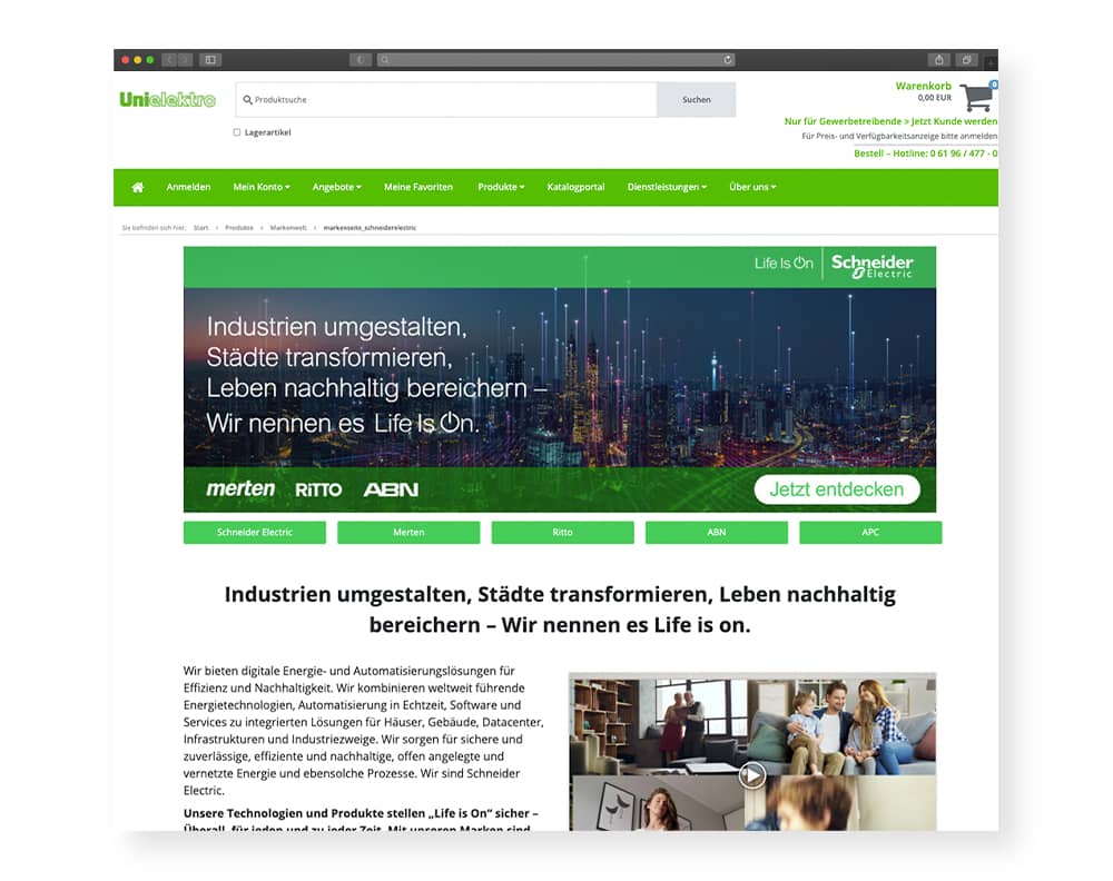Schneider Electric präsentiert eigene Markenwelt optimal mit OXOMI Stories